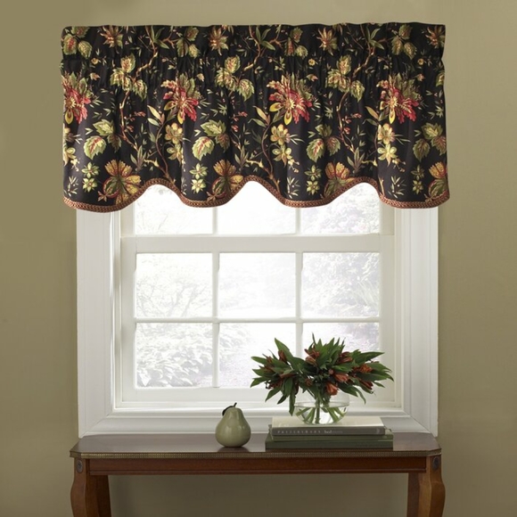 Ellery Homestyles | Accents | 2pc Waverly Scalloped Window Valance 5 X ...